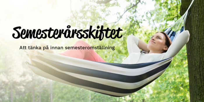 Kort om semesterårsskiftet – Tidningen Konsulten